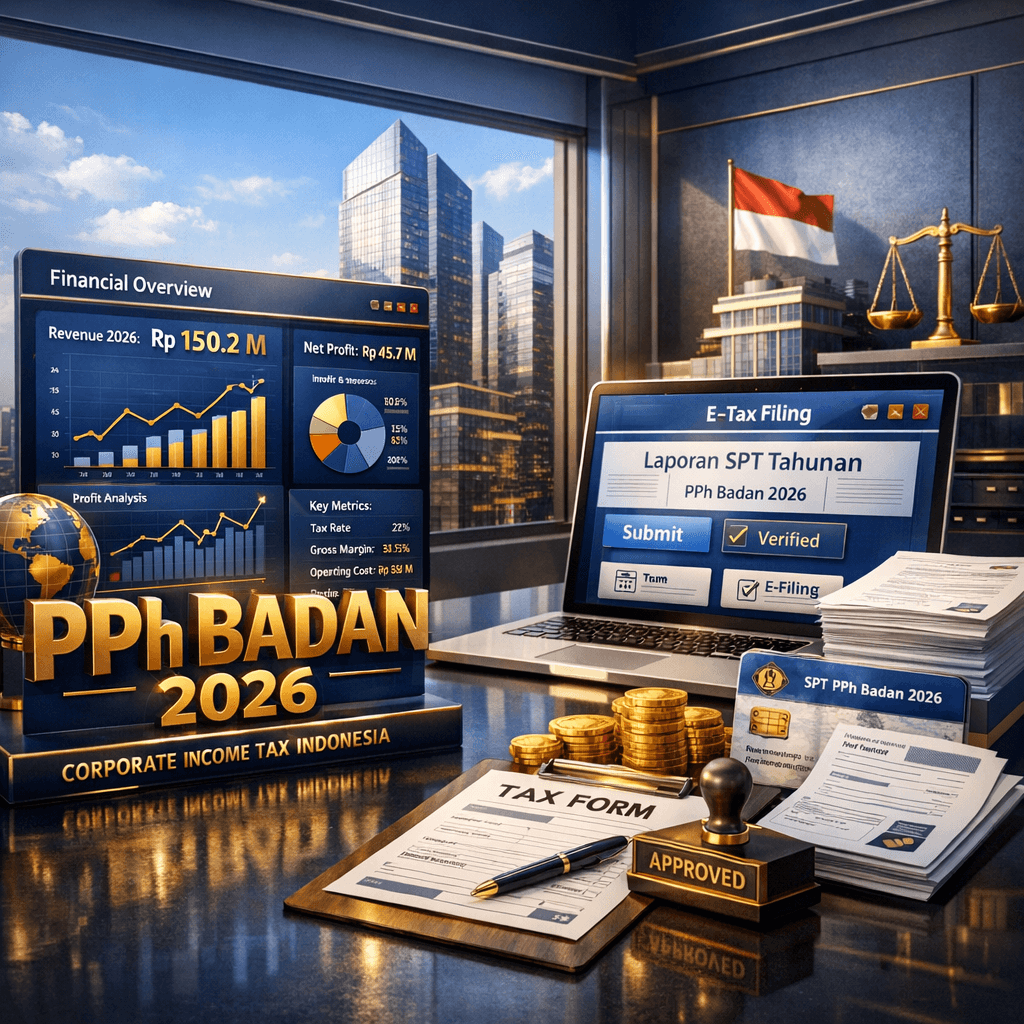 PPh Badan 2026: Tarif 20% dan Perhitungan Lengkap | Blog Alat Pajak